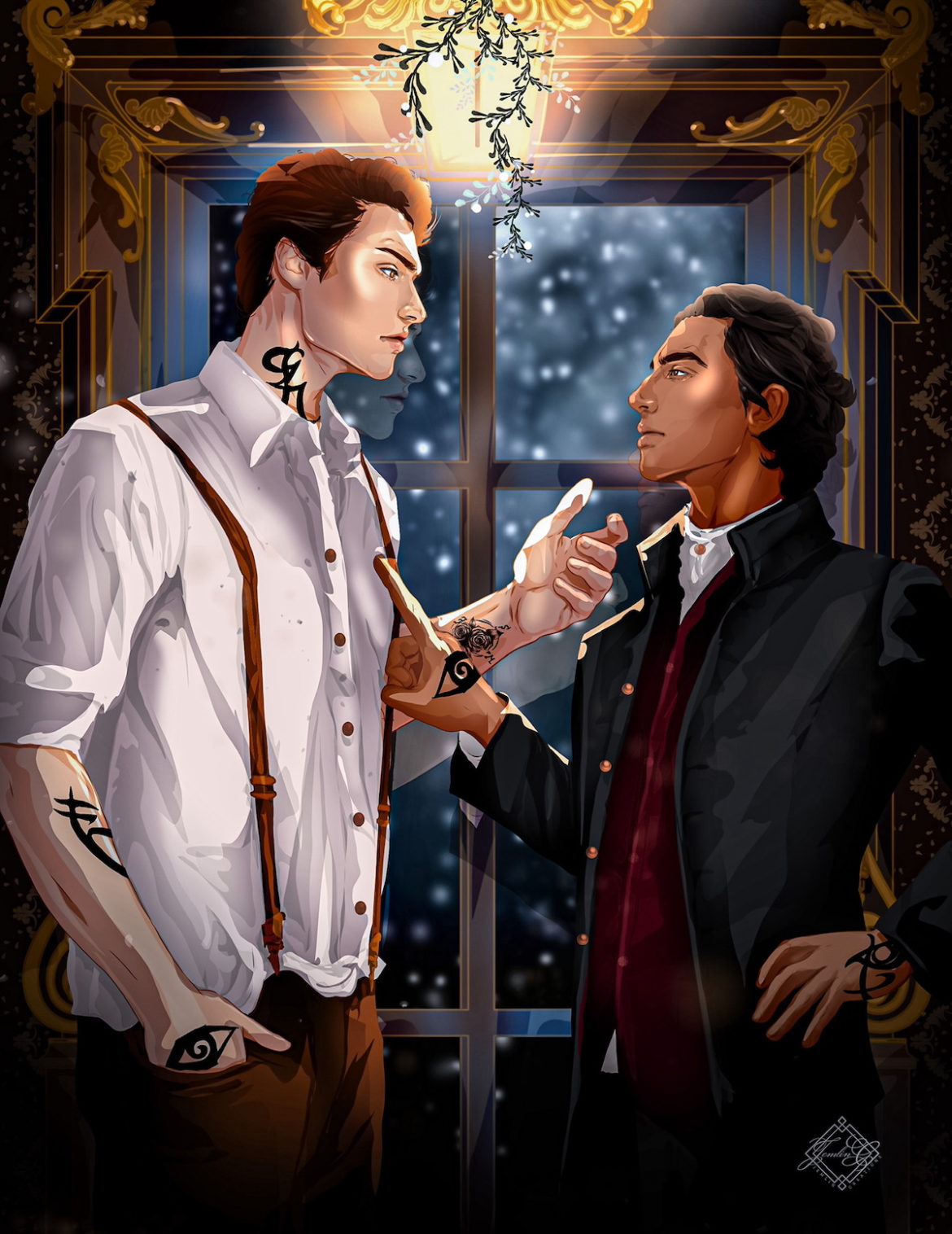 Traduzione: un estratto (+ illustrazione) su Thomas e Alastair da Chain of Thorns ...